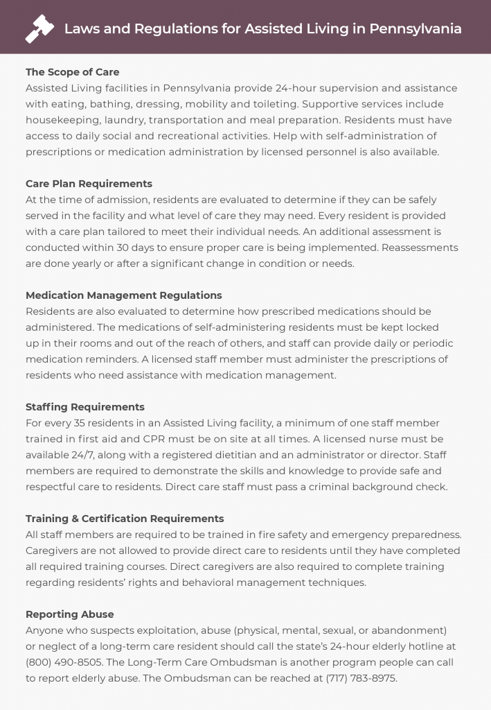 Assisted Living in Pennsylvania - SeniorHousingNet